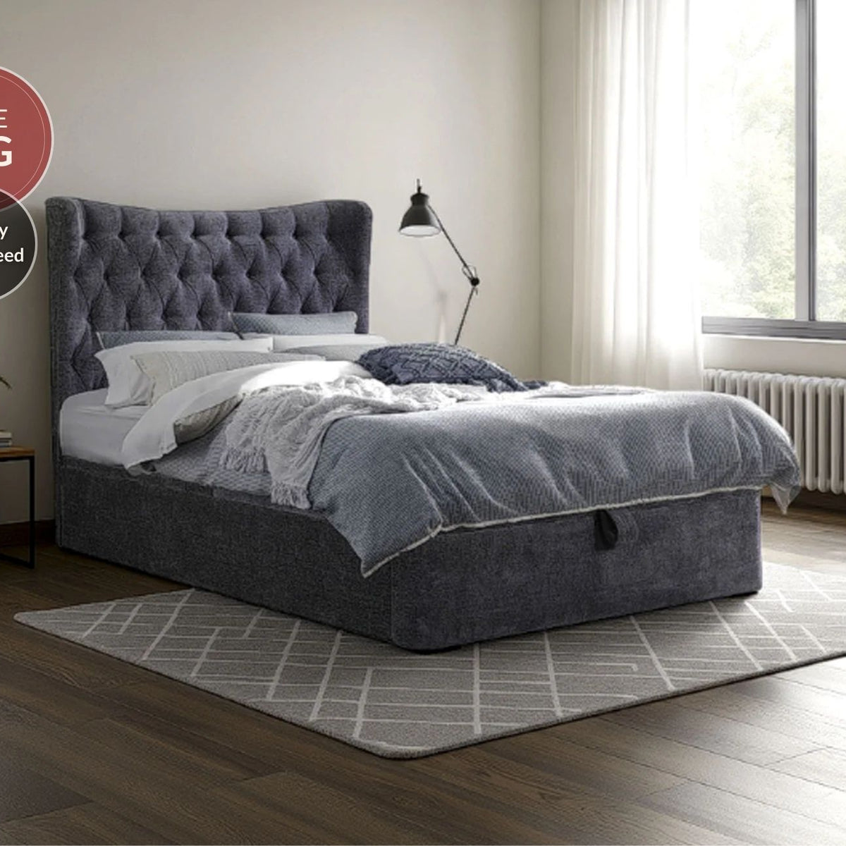 Notting Hill End Opening Ottoman Storage Bed – NCF Living