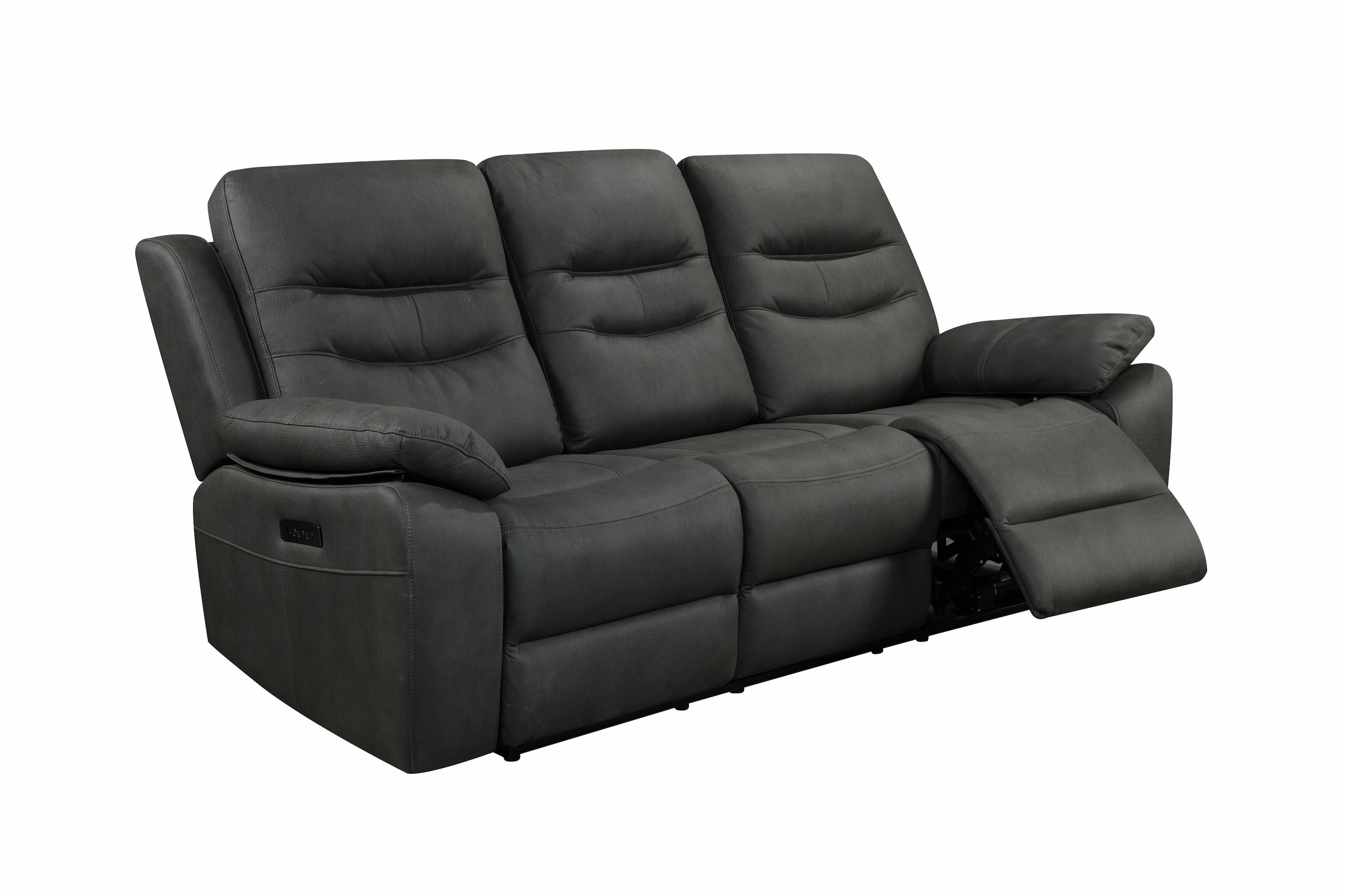 Fuji 3 Seater Recliner Sofa with Power Headrest, USB & USC