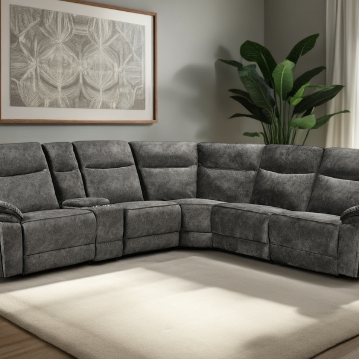 Osaka Modular Corner Recliner Sofa with Console – NCF Living