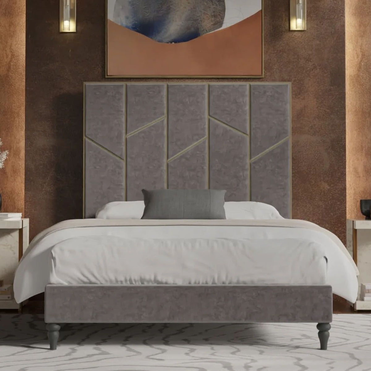 Marcella Bed Frame - Infinity Grey – NCF Living