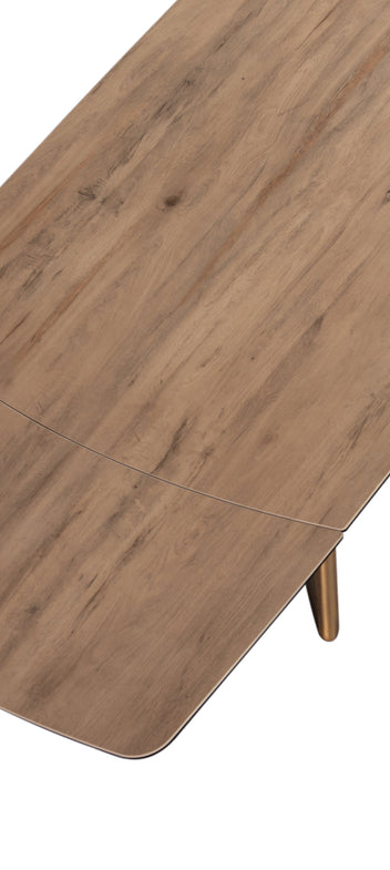 Enzo Natural Ceramic Extending Dining Table