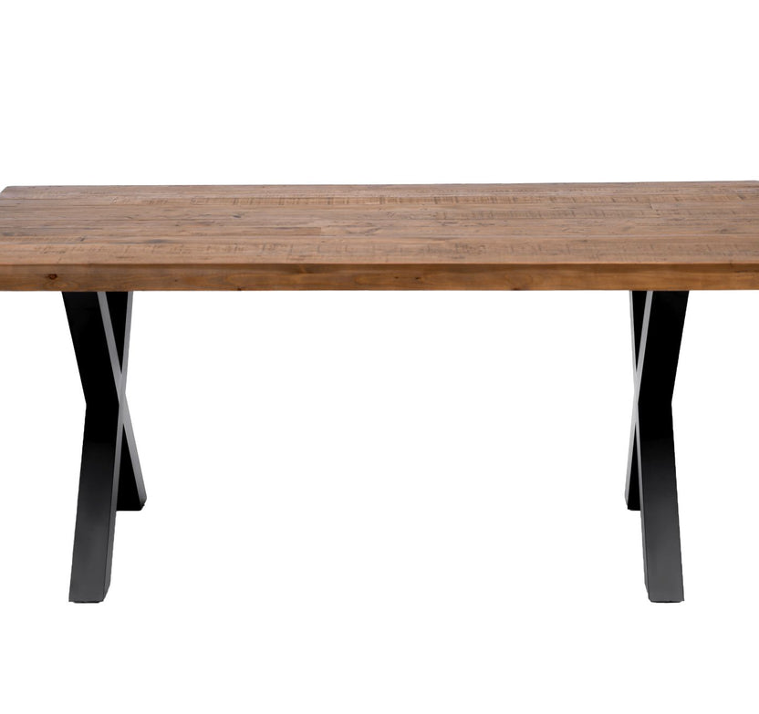 New York 180 Fixed Top Dining Table - Reclaimed Wood
