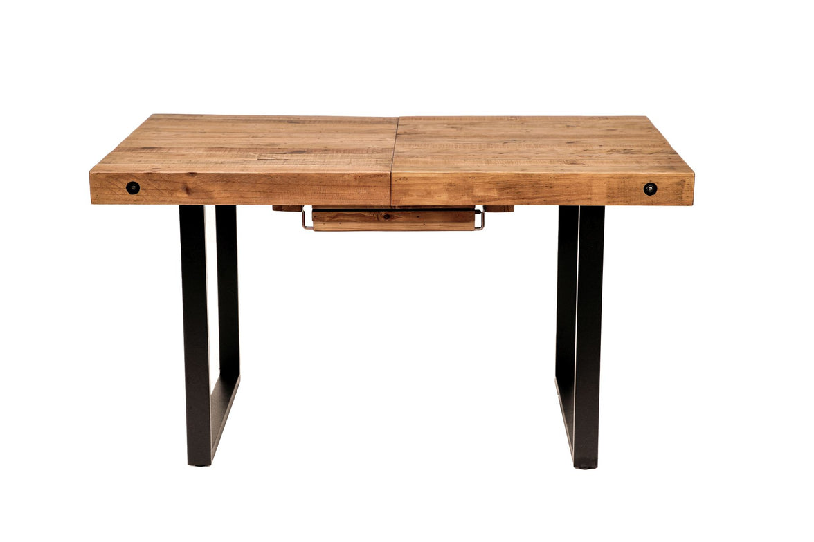 Oregon 140/180 Extendable Dining Table in Reclaimed Timber